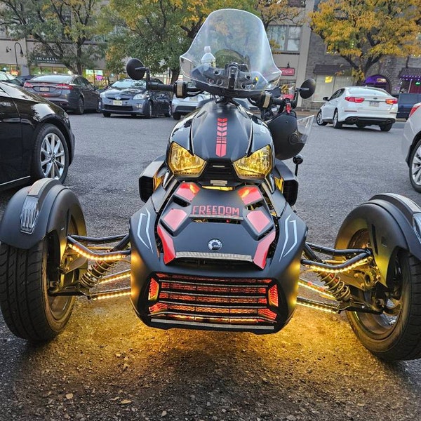 Hood Panel Decals Name Decals Ryker Motorcycle Custom Vinyl Decal ...