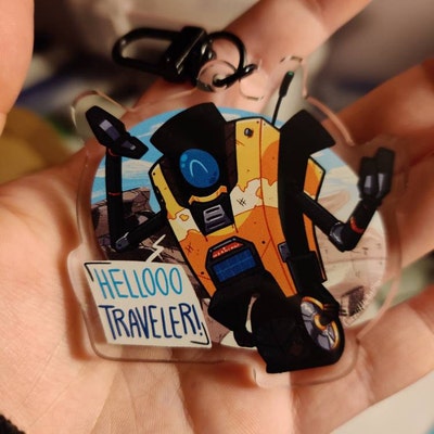 CL4P-TP claptrap 2.5 Inch Acrylic Charm Keychain Borderlands 2 - Etsy