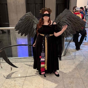 Barn Owl Arm Wings Brown Bird Costume Cosplay Movable Bird Wings for ...