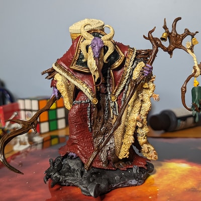 Krampus 100mm Fantasy Miniature Christmas Archvillain Games Unholy ...