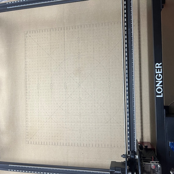 Basic Grid 400x400 Mm Ortur Laser Machine. File Lightburn Ready to ...