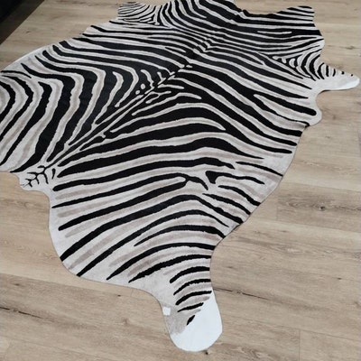 Zebra Cowhide From Brazil/ Zebra Print Cowhide Rug Genuine Pattern ...