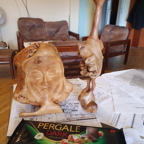 Wooden Lizard, Reptile, Burl Wood Lizard, Wooden Reptile, Wood Reptile ...