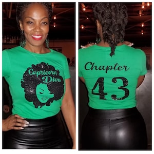 Capricorn Diva Chapter 37 Birthday Shirt Women Ladies T Shirt Gift ...