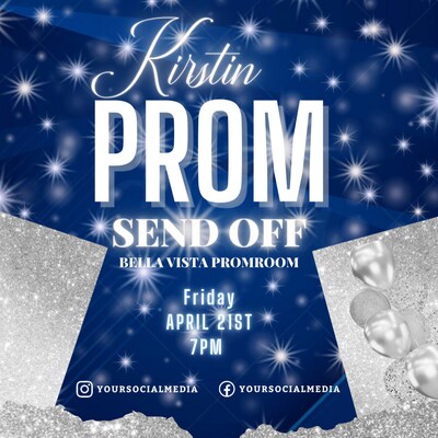 Prom Invitation Flyer Prom Event Flyer Prom Invitation Prom - Etsy