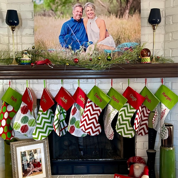 Christmas Stocking | Family Christmas Stockings | Handmade Christmas ...