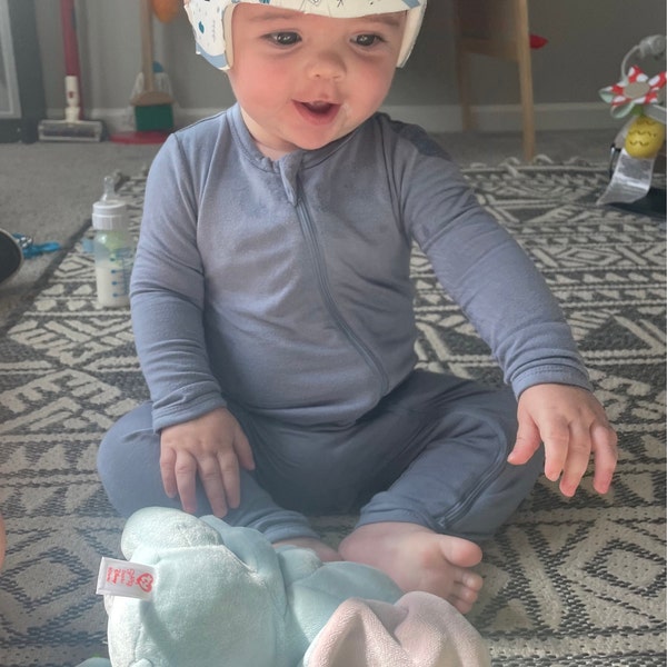 Trucks Road Map Vehicles Vinyl Wrap for Doc Band Helmet Baby Cranial ...