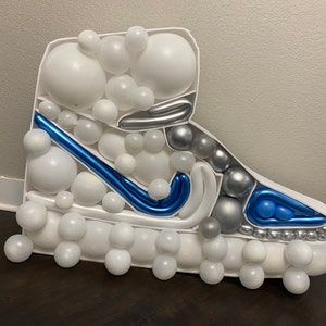 Sneaker From Balloons Shoe Mosaic From Balloons Decor Ideas - Etsy