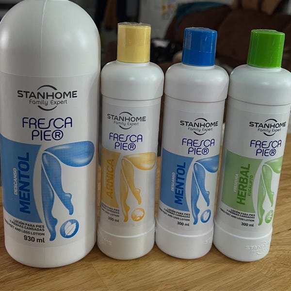 Stanhome Fresca Pie Arnica Tired Feet and Legs Lotion 930ml Locion ...