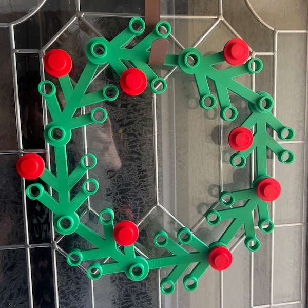 3D Printed Lego-inspired Giant Wreath - Etsy