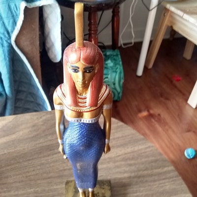 Unique Statue of Ma'at Goddess of Balance and Truth Large 4 Color Made ...