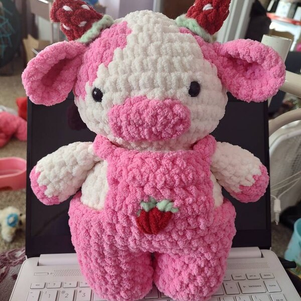 10-in-1 Fruit Cows Crochet Pattern Bundle amigurumi Highland Cow ...