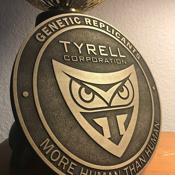 Blade Runner Tyrell Corporation Logo Plaque - Etsy