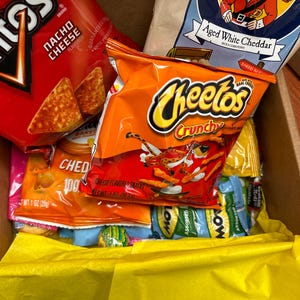 45 Piece Snack Gift Box / Employee Appreciation Gift Basket / College ...