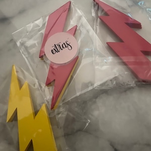 Lightning Bolt Paper Cut Outs Set of 25 - Etsy