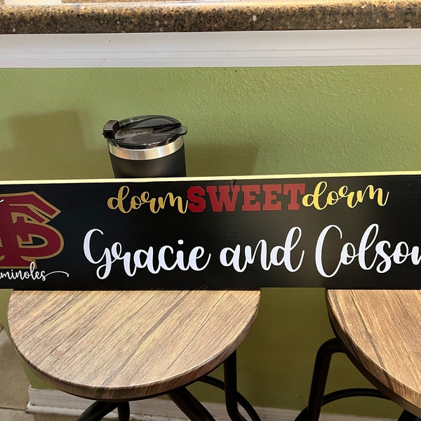 Personalized College Dorm Sign for Roommates (2 or More Names) - Etsy