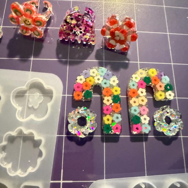 3D Alphabet Letters Epoxy Resin Shaker Silicone Molds- Alphabet Shaker ...