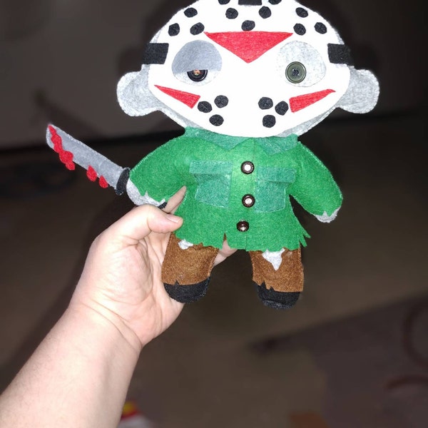 Horror Fan Felt Toy Pattern PDF - Instant Download - Horror Movie ...