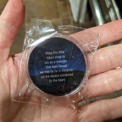 Pocket Hug Long Distance Gift Two Maps in One Custom Map - Etsy