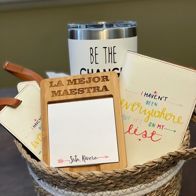 Custom Sticky Notes // Personalize Gift Idea for Coworker, Teacher ...