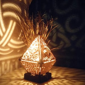 Viking Shadow Lantern Norse Thor Hammer Mjolnir Pegan Night - Etsy