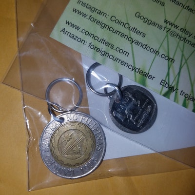 South Africa 1 Rand Coin Keychain - Etsy