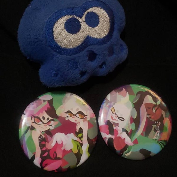 Splatoon Pin Buttons 2.25" - Etsy