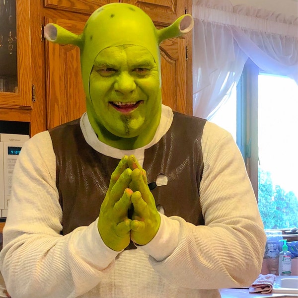 Special FX Makeup Theatrical Makeup Shrek the Musical Shrek Latex Head ...