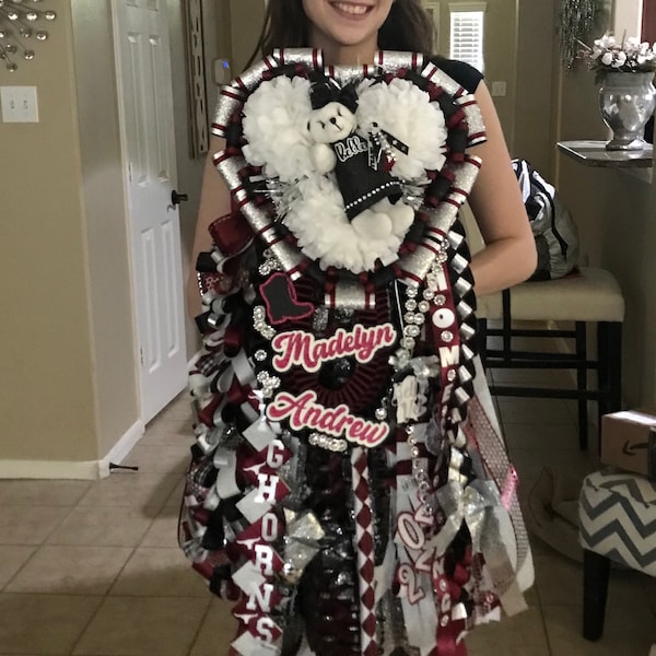 Mega Double Homecoming Mum; Deluxe Homecoming Mum; Junior Homecoming ...