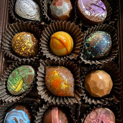 Signature Chocolate Truffle Gift Box, Hostess Gift, Holiday Truffles ...
