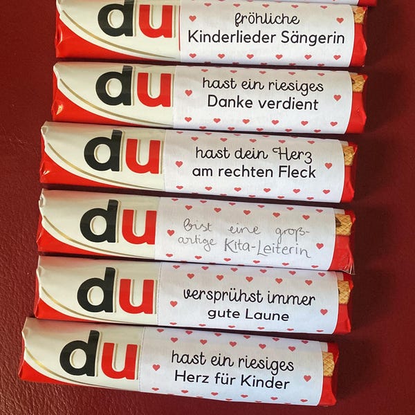 56 Duplo Banderolen Abschiedsgeschenk Kollegen, Ruhestand Geschenke ...