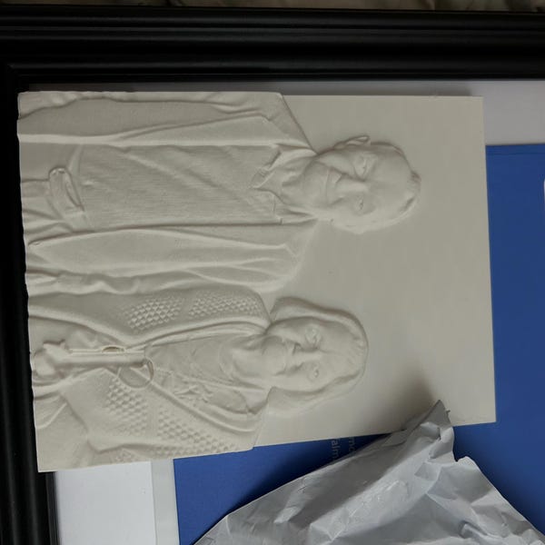 Custom Tactile Photo Portrait for Blind & Visually Impaired | 3D Relief ...