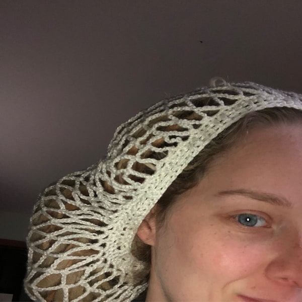 Hair Snood for Women Head Covers Crochet Red Hair Net Snood Hair Net ...