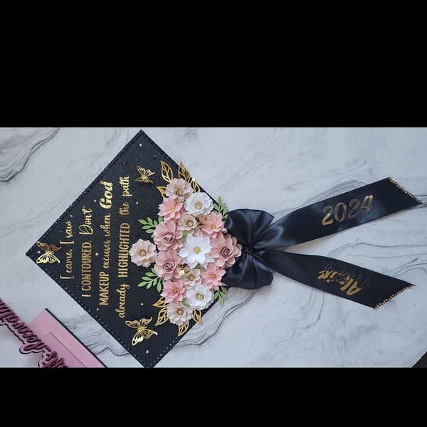 Graduation Cap, RN Grad Cap, Graduation Decor, Class of 2024, Paper ...