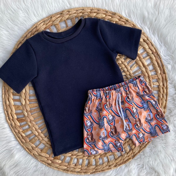 T-shirt and Shorts PDF Sewing Pattern, Shirt and Shorts Sewing Pattern ...