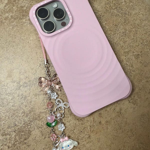 Pink Bow Keychain | Cute Keychain | Cat Paw Keychain | Phone Accessory ...