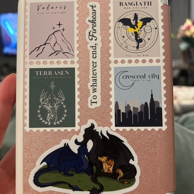 Fourth Wing Xaden Riorson Candy Heart Sticker VINYL STICKER Rebecca ...