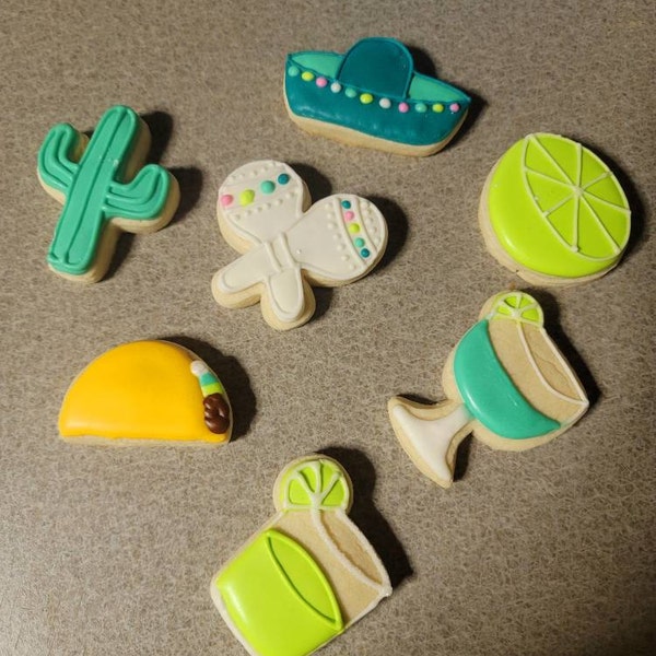Fiesta Cookie Cutters - Set of 6! - Etsy