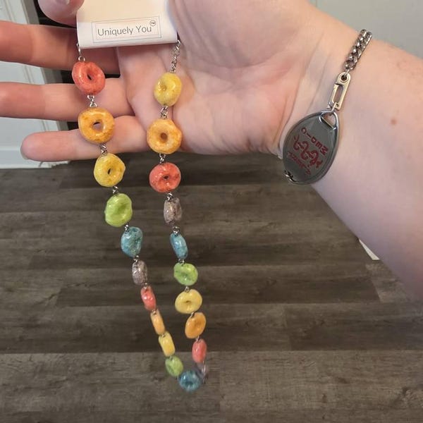 Fruit Loop Necklace - Etsy