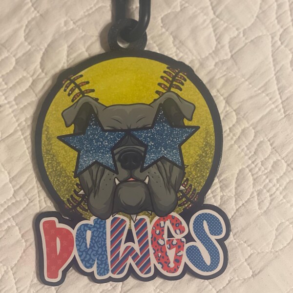 Custom Fan Chain Giant Logo Necklace Sports Homerun Turnover Jumbo ...