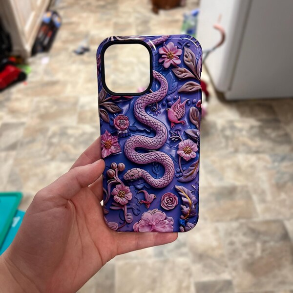 Custom QR Code Impact Resistant Phone Case, Perfect for Bartenders, Service Industry ...