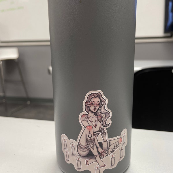 Candle Ritual Sticker - Etsy