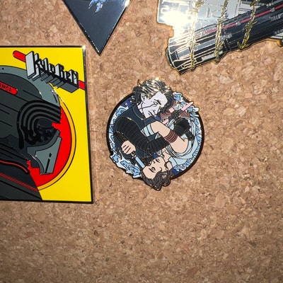 TROS Reylo Pin Rey Ben Solo Hard Enamel Pin - Etsy