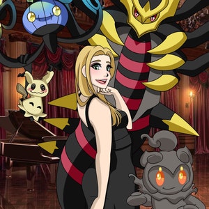 Become a Pokémon Trainer CUSTOM POKEMON PORTRAIT Pokémon - Etsy