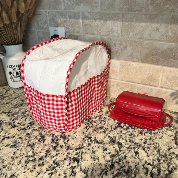 Toaster Cover 4 Slice, Retro 50's Diner's Food Kitchen Decor, Small ...