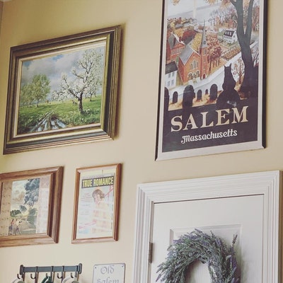 Salem Massachusetts Travel Poster - Etsy