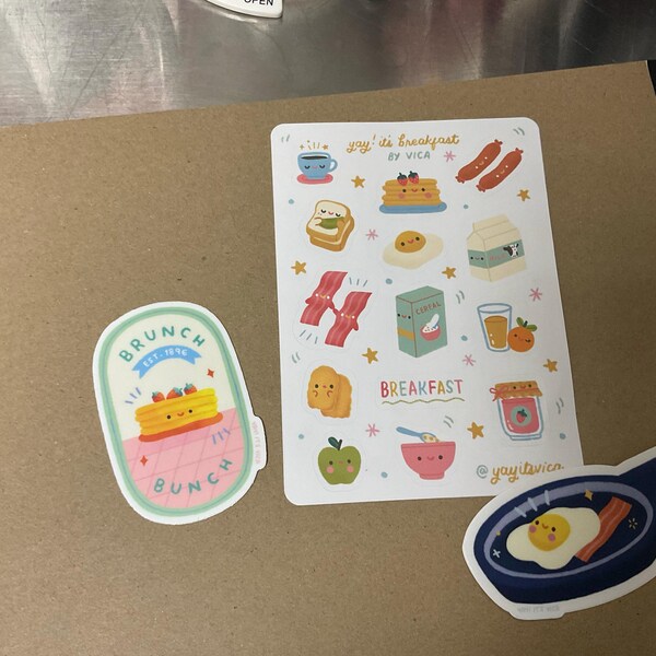 Dumpling Stack Vinyl Sticker - Kawaii Art - Cute Stationery - Kawaii ...