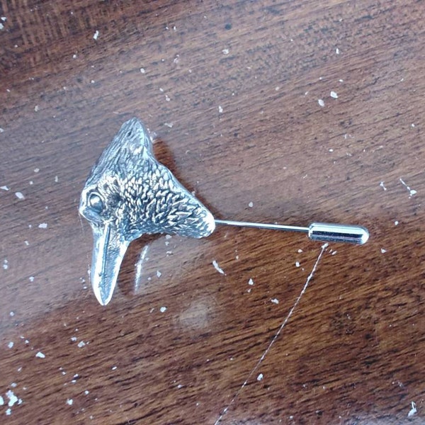 Handmade Peregrine Falcon Pewter Brooch: Detailed Bird Badge - Etsy