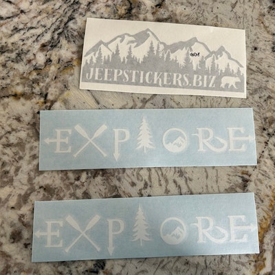 Explore Vinyl Decal - Etsy