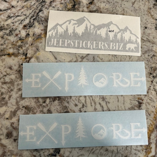 Explore - Vinyl Decal - Etsy